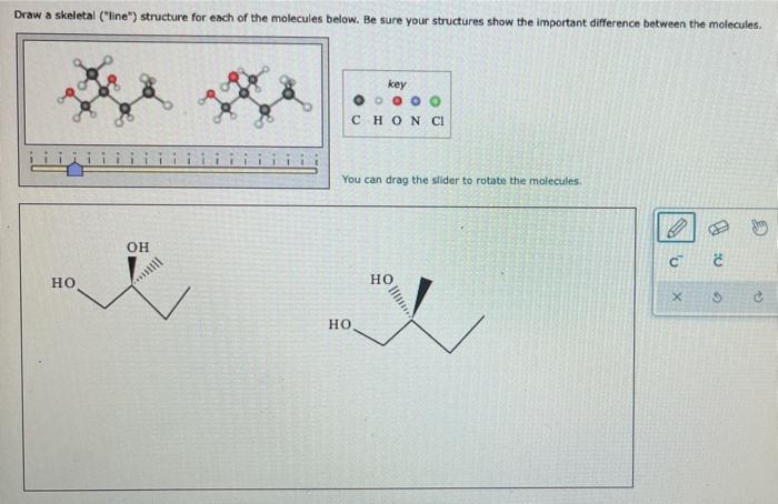 Solved Draw a skeletal ("line") structure for each of the | Chegg.com