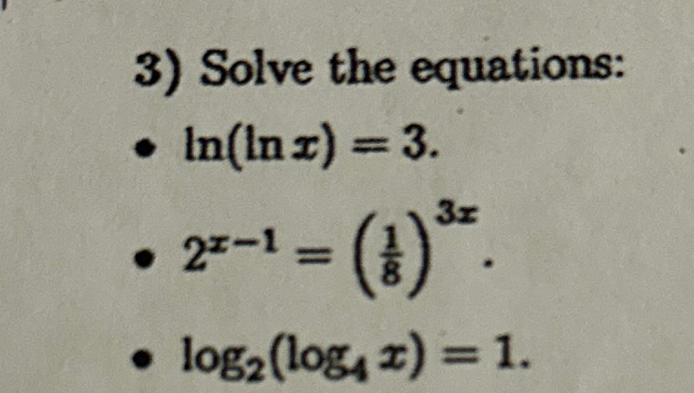 Solved Solve the | Chegg.com
