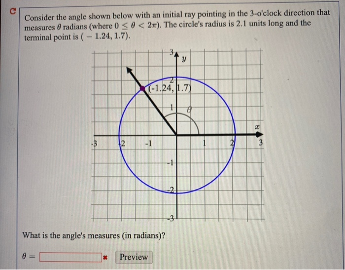 Solved Consider the angle shown below with an initial ray | Chegg.com