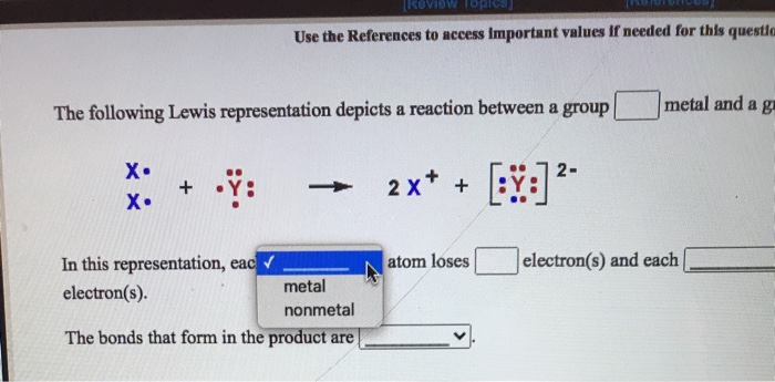 Solved The following Lewis representation depicts a reaction | Chegg.com