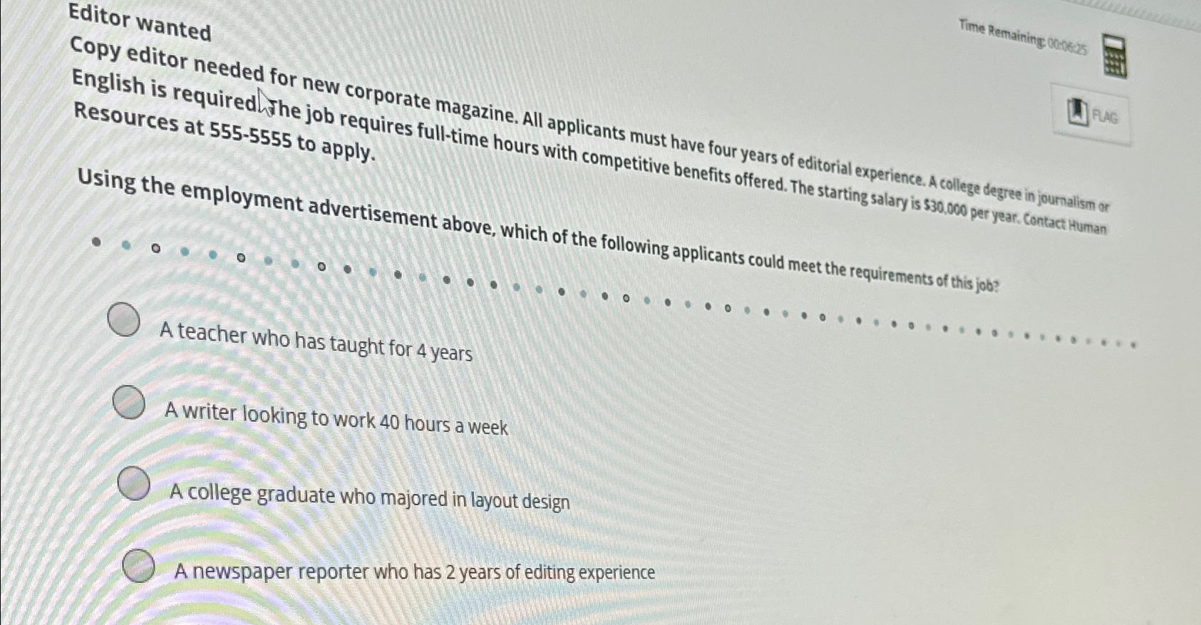 Solved Editor wantedCopy editor needed for new corporate | Chegg.com