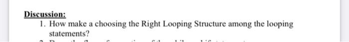 Solved How do you make the choice of the correct repetition | Chegg.com