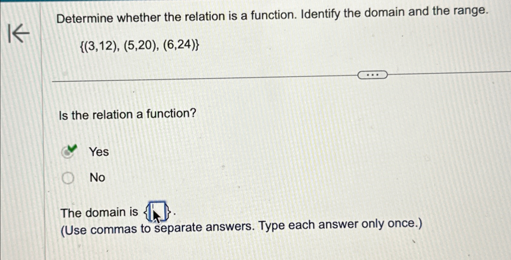 Solved Determine whether the relation is a function. | Chegg.com