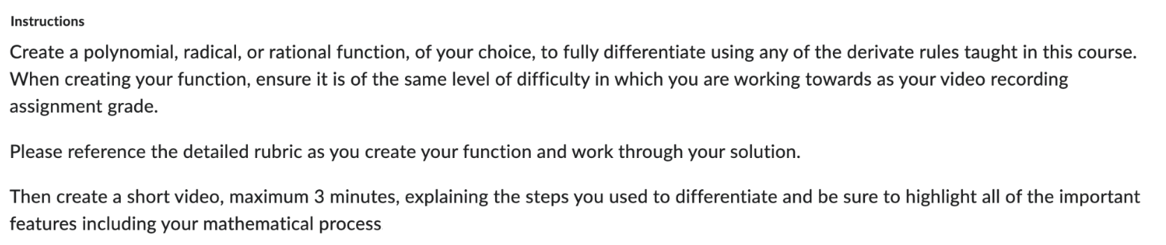 Solved InstructionsCreate a polynomial, radical, or rational | Chegg.com