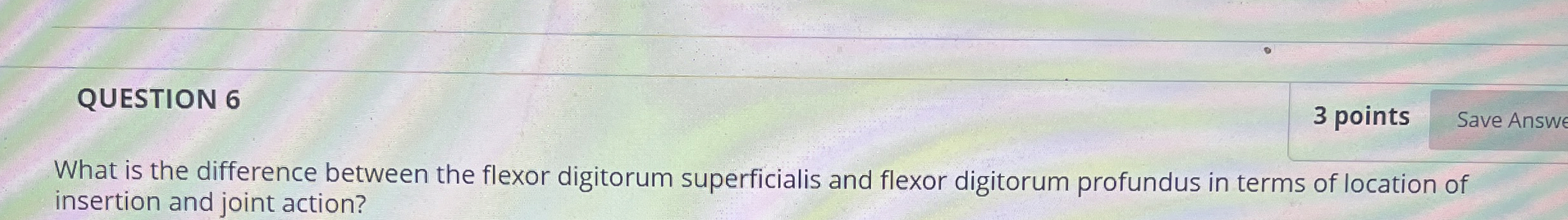 Solved QUESTION 63 ﻿pointsWhat is the difference between the | Chegg.com