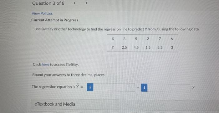 Solved Current Attempt in Progress Use Statkey or other | Chegg.com