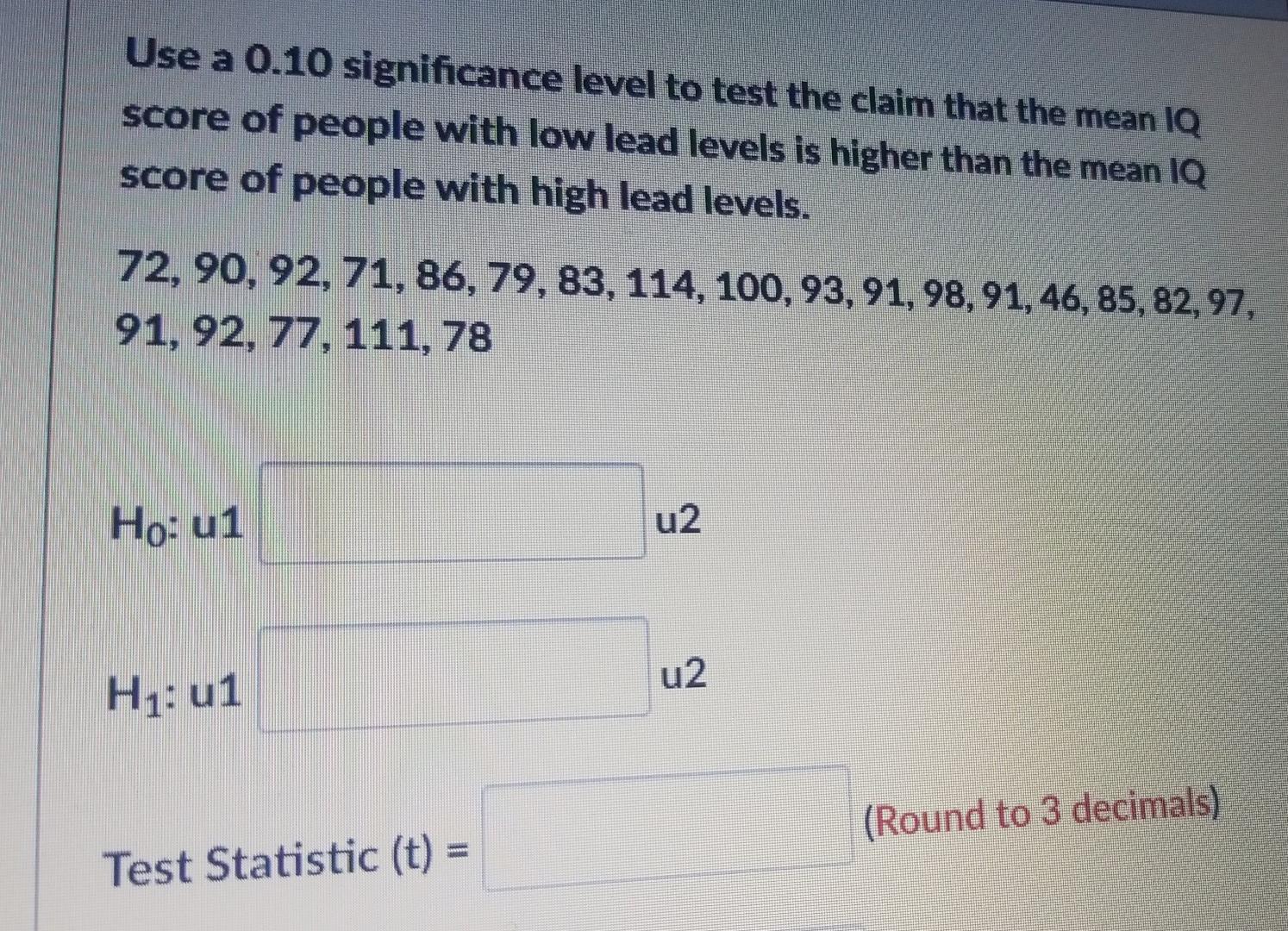 Use a 0.10 significance level to test the claim that | Chegg.com
