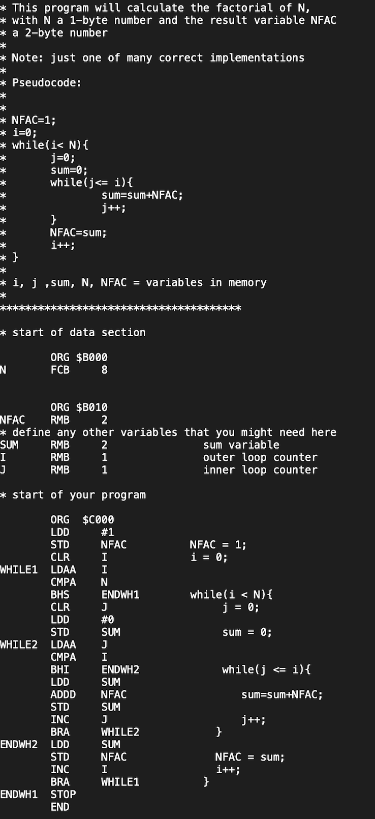 Solved You are to design, write, assemble, and simulate a | Chegg.com