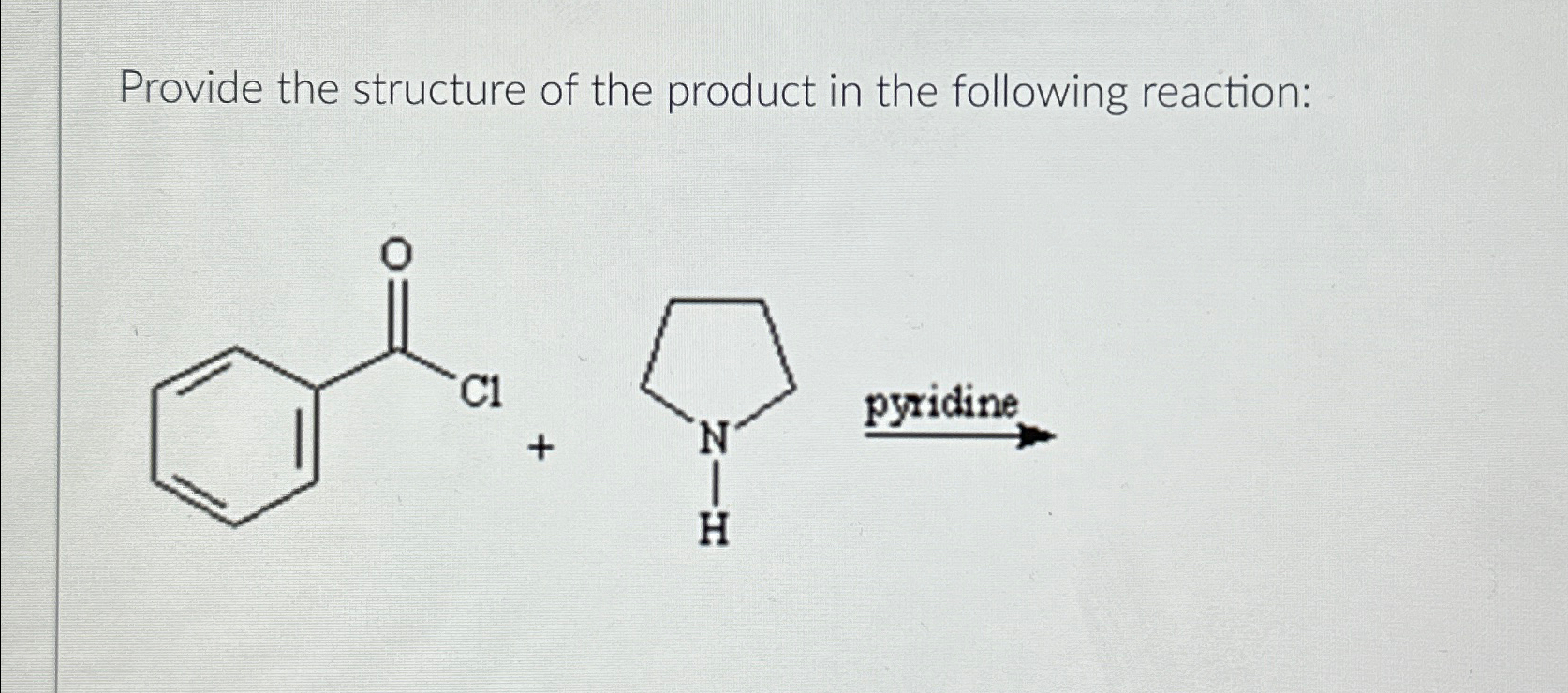 Solved Provide the structure of the product in the following | Chegg.com