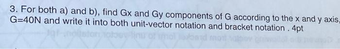 Solved 3. For both a) and b), find Gx and Gy components of G | Chegg.com