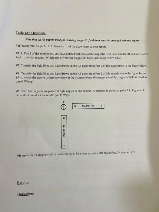 Solved EXPERIMENT 3: MAGNETICS FIELDS DUE To A BAR MAGNET 1. | Chegg.com