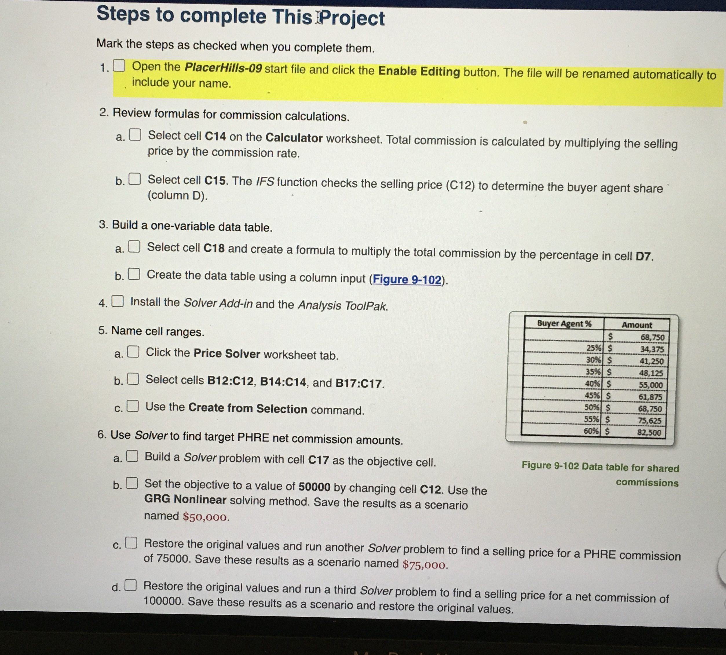 Solved Mark the steps as checked when you complete | Chegg.com