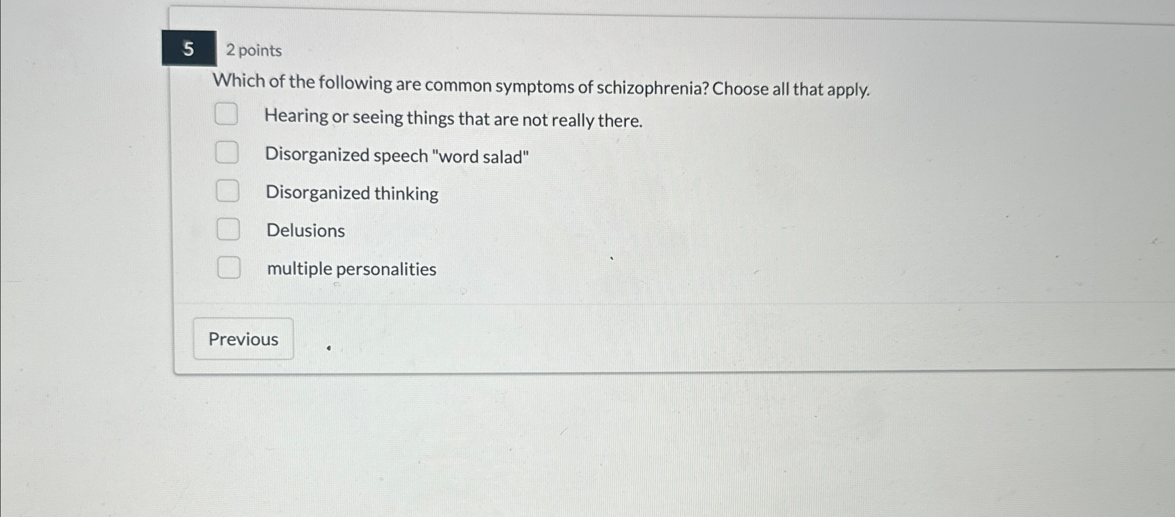 Solved 52 pointsWhich of the following are common symptoms | Chegg.com Solved 52 pointsWhich of the following are common symptoms | Chegg.com