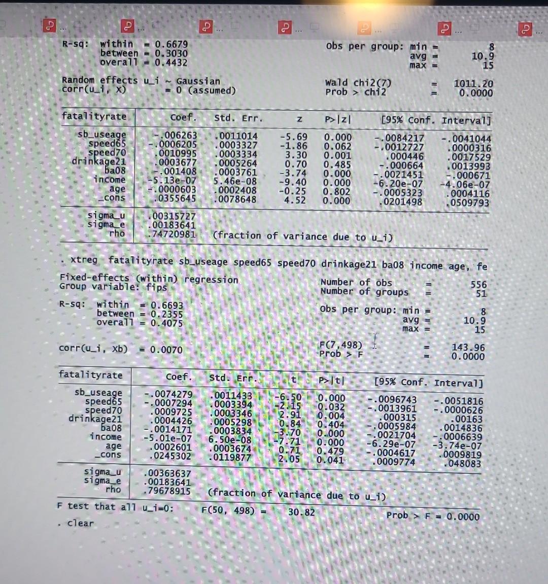 Solved Econometrics Question Please Only Answer This