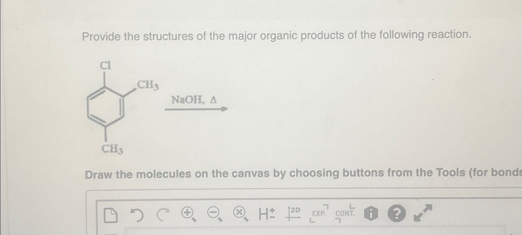 Solved Provide the structures of the major organic products | Chegg.com