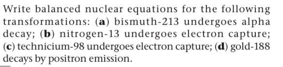Solved Write balanced nuclear equations for the following | Chegg.com