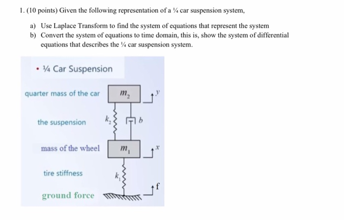 Solved 1. (10 points) Given the following representation of | Chegg.com