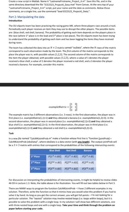 Solved 1. Write a main script called | Chegg.com