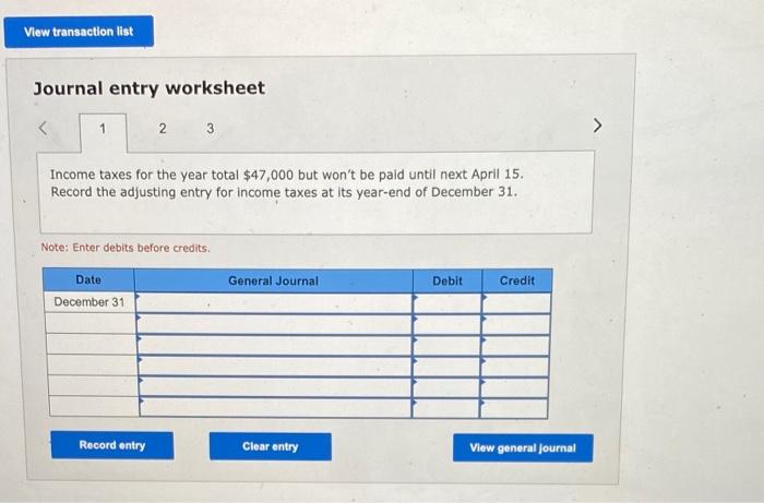 Solved nces Exercise 3-8 (Algo) Record year-end adjusting | Chegg.com