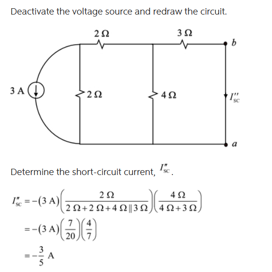 Solved Apply superposition theorem to find the short circuit | Chegg.com