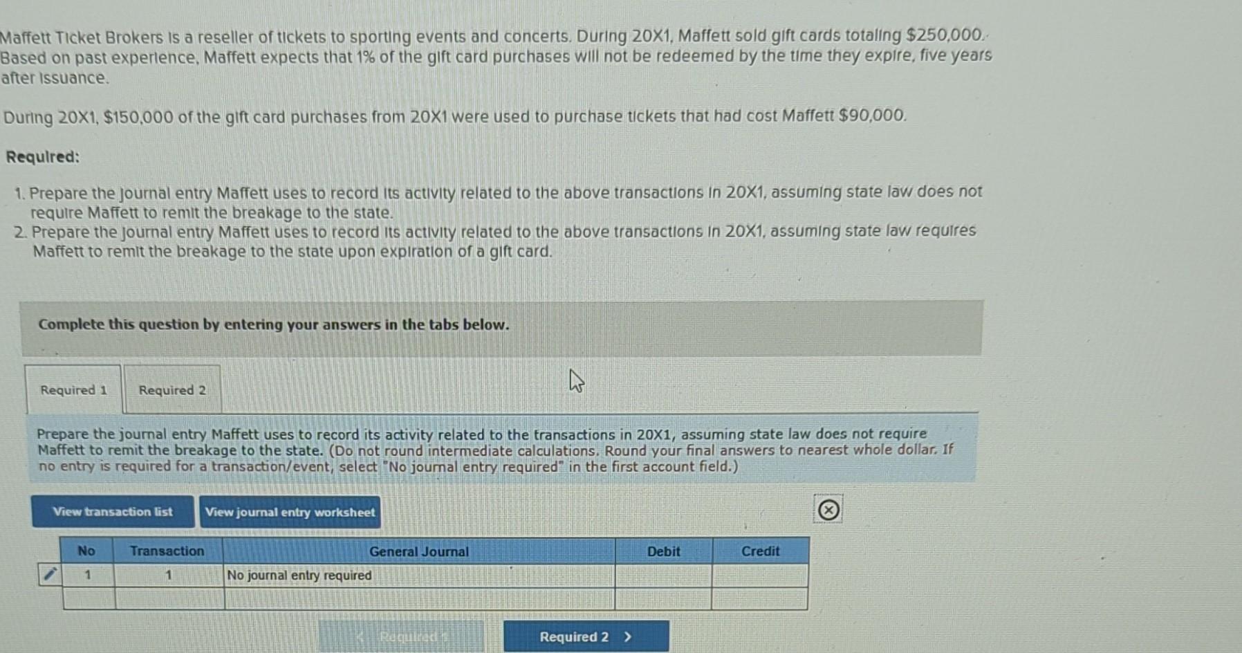 Solved Maffett Ticket Brokers is a reseller of tickets to | Chegg.com