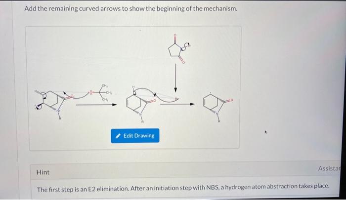 Solved Add the remaining curved arrows to show the beginning | Chegg.com