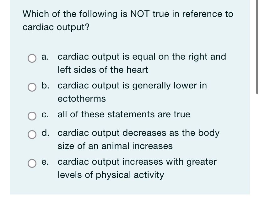 Solved Which of the following is NOT true in reference to | Chegg.com