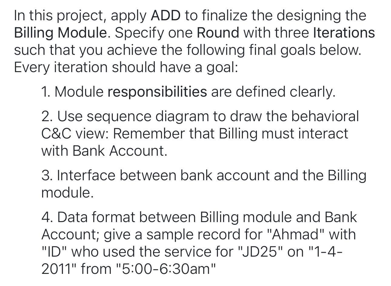 Solved Answer in paper -software architecture | Chegg.com
