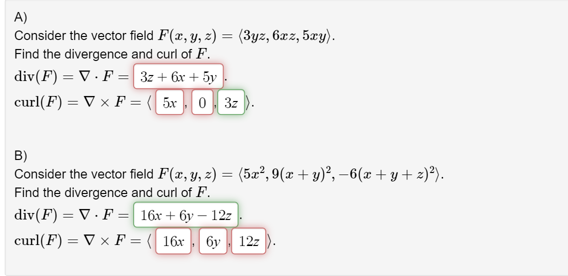 Solved A)Consider the vector field | Chegg.com