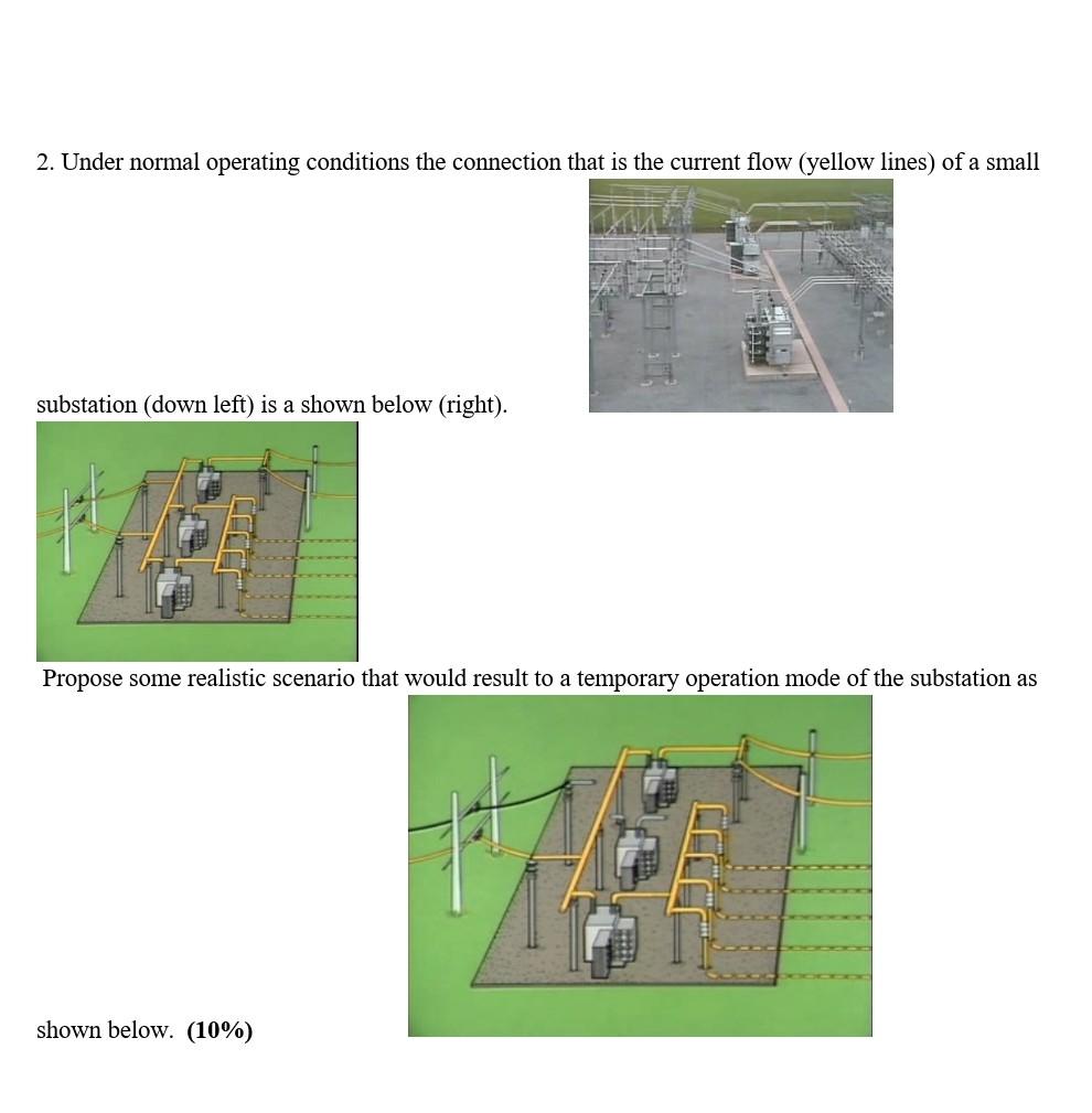 Solved 2. Under normal operating conditions the connection | Chegg.com