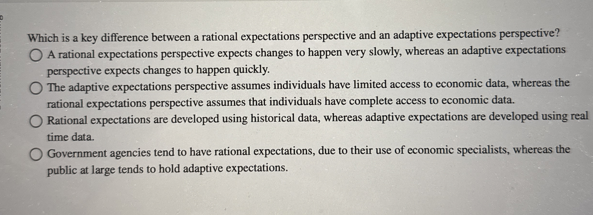 Solved Which is a key difference between a rational | Chegg.com