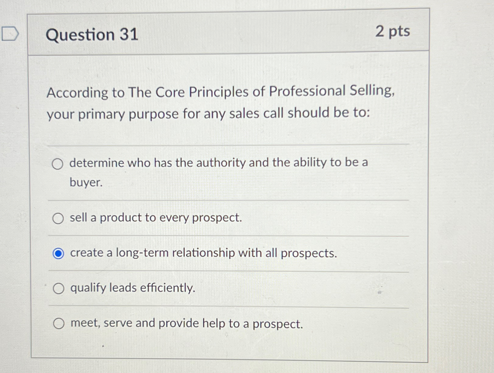 Solved Question 312ptsAccording to The Core Principles of | Chegg.com