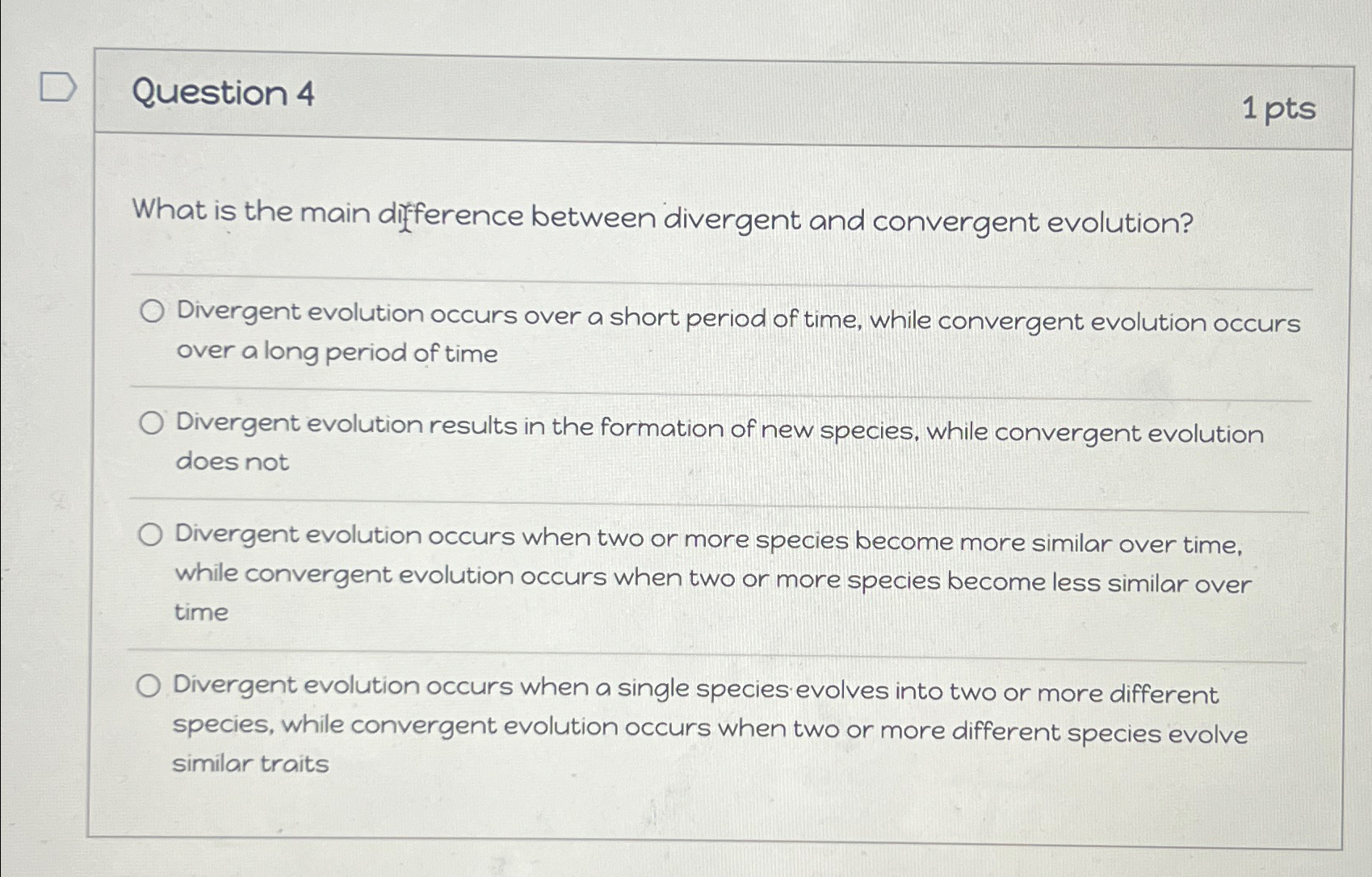 Solved Question 41 ﻿ptsWhat is the main difference between | Chegg.com