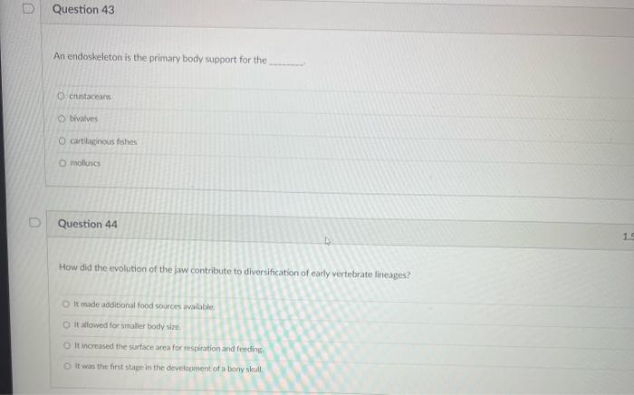 Solved The radial body plan evolved eariy in animal | Chegg.com