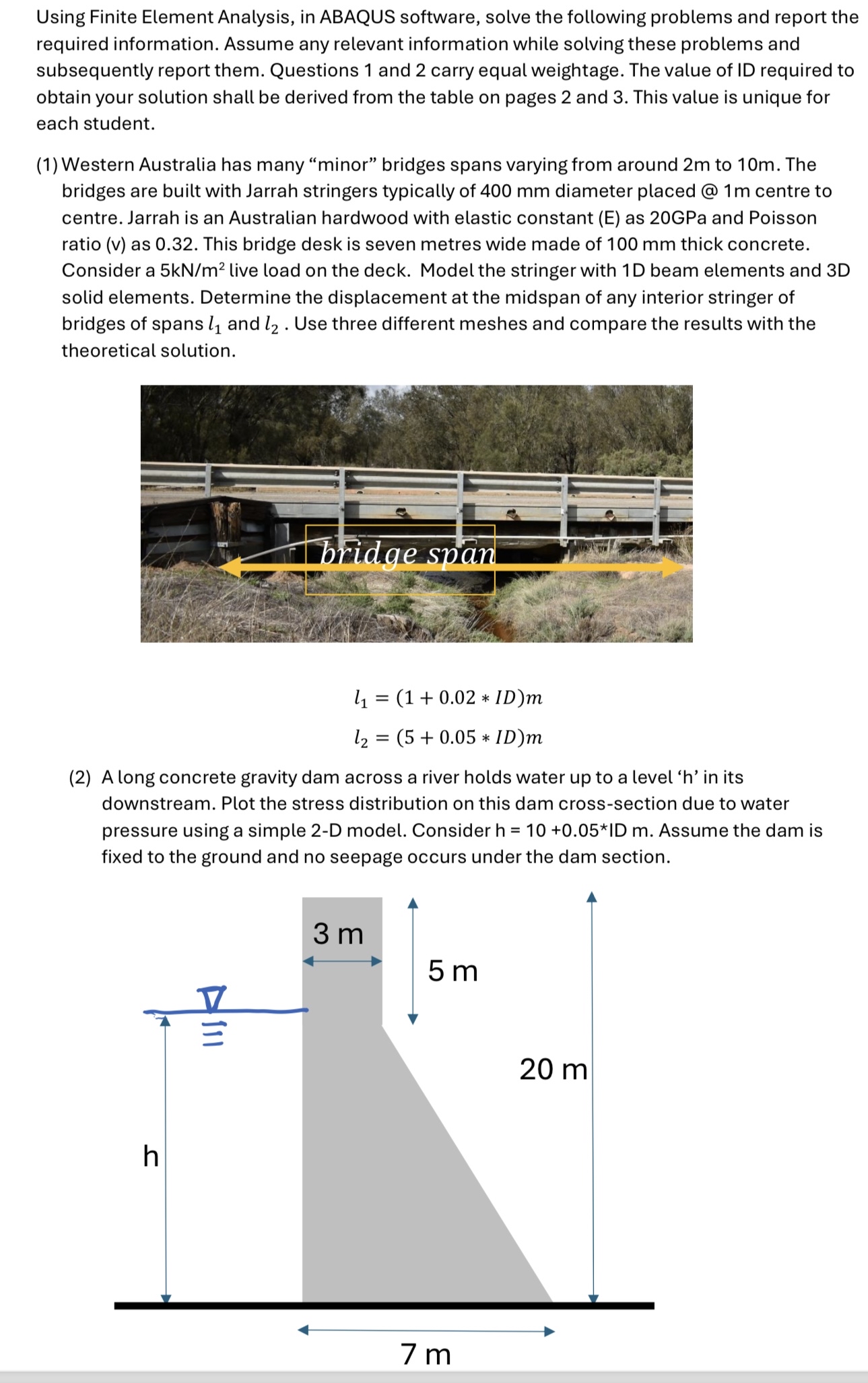 Solved Using Finite Element Analysis, in ABAQUS software, | Chegg.com
