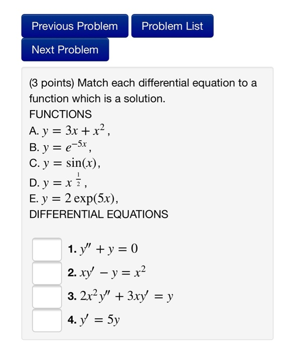 Solved Previous Problem Problem List Next Problem 3 Points 5037