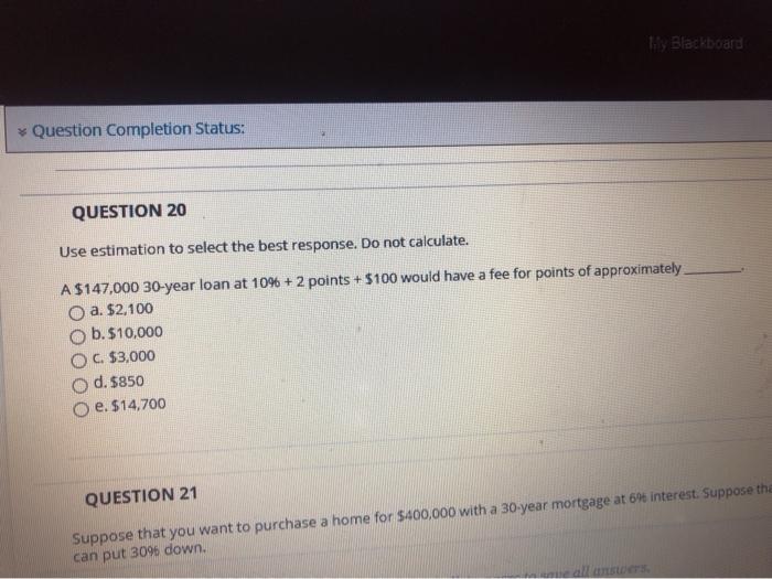 Solved Try Blackboard * Question Completion Status: QUESTION | Chegg.com