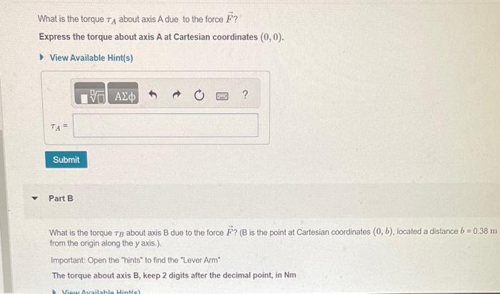 Solved A force F is applied to an object trying to make the | Chegg.com