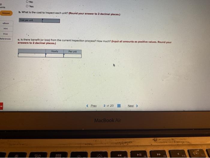 Solved Check my work Problem 10-17 (Algo) A company | Chegg.com