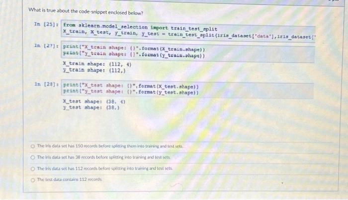 Solved What is true about the code-snippet endosed below? In | Chegg.com