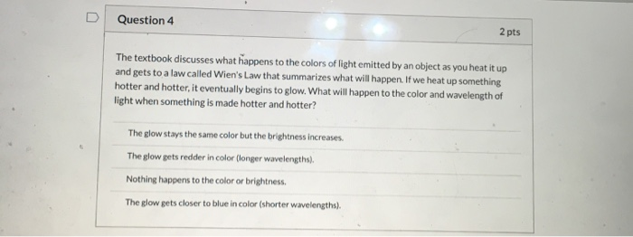 Solved Question 4 2 Pts The Textbook Discusses What Happens 1017