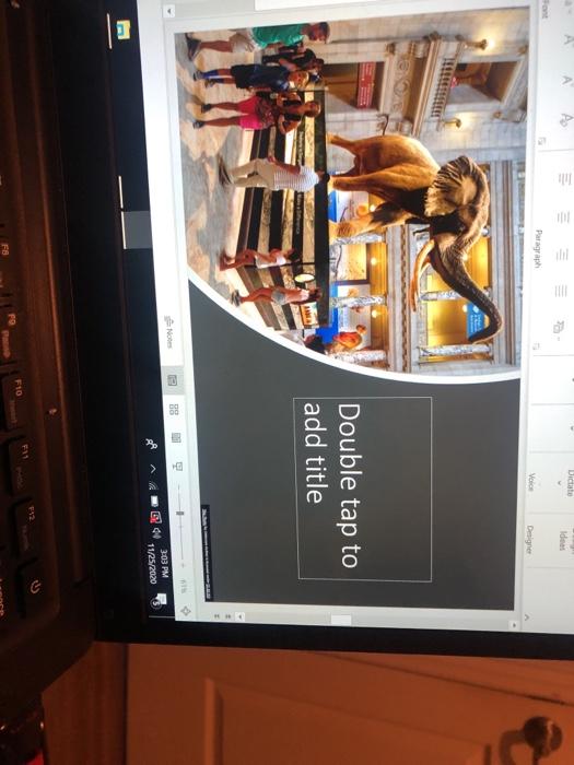 Solved Wide Tilt Idee Paragraph Voice Daigner Double tap to | Chegg.com