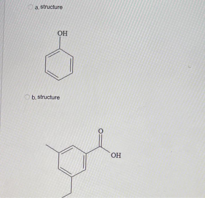 Solved a. structure b. structure c. structure d. | Chegg.com
