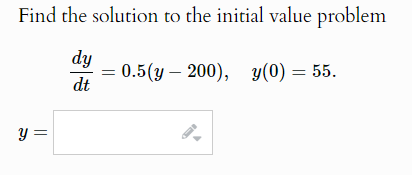 Solved Find the solution to the initial value | Chegg.com