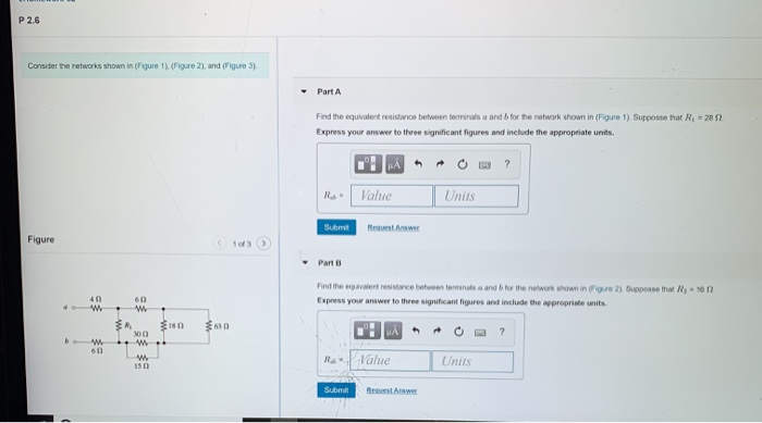 Solved P 2.6 Consider the networks shown in Figure 1) | Chegg.com