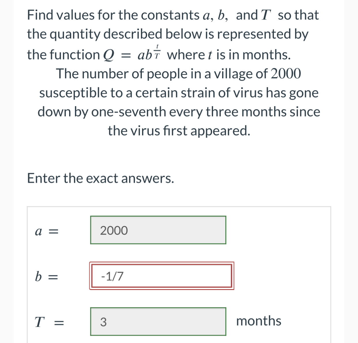 Solved Find Values For The Constants Ab ﻿and T ﻿so That 3012