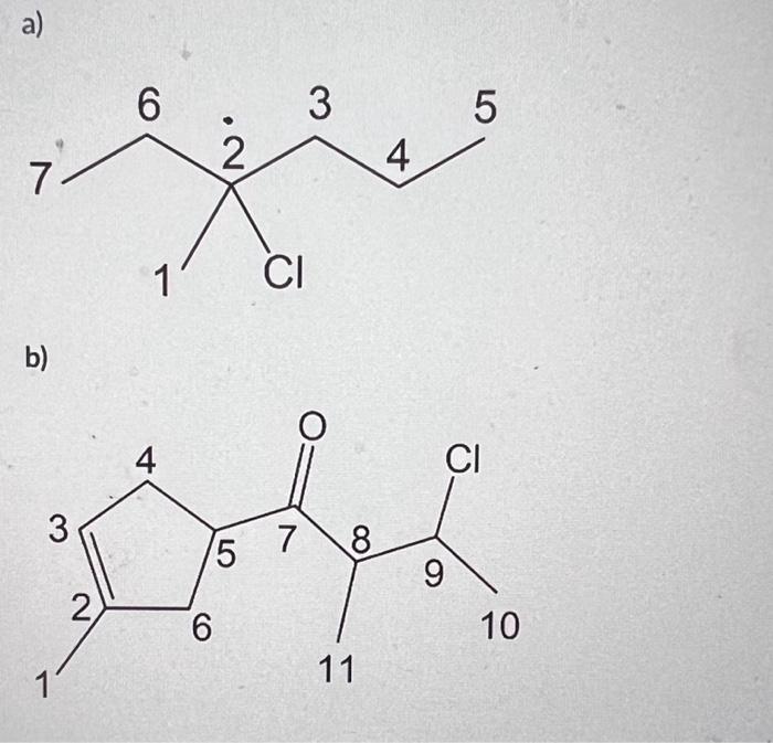 Solved Identify the chiral carbon atoms in each structure. | Chegg.com