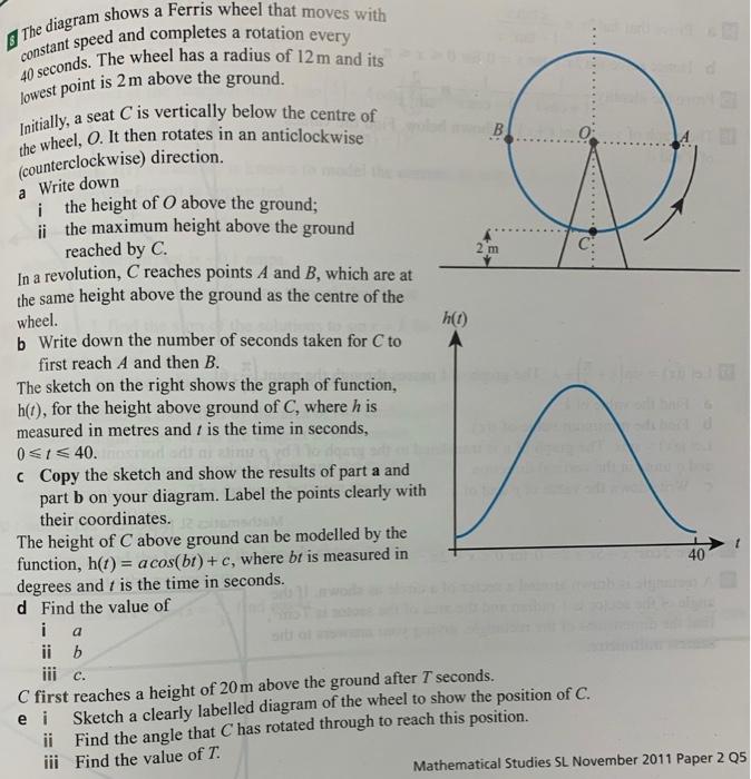 Solved 40 seconds. The wheel has a radius of every lowest | Chegg.com