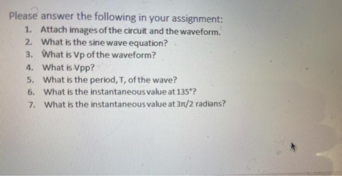 Solved Createa sine wave with a positive going zero crossing | Chegg.com