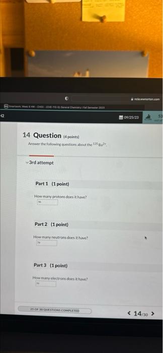 Solved 12 D21. Smartwork: Week 6 HW - CH03 - (CHE-110-G) | Chegg.com